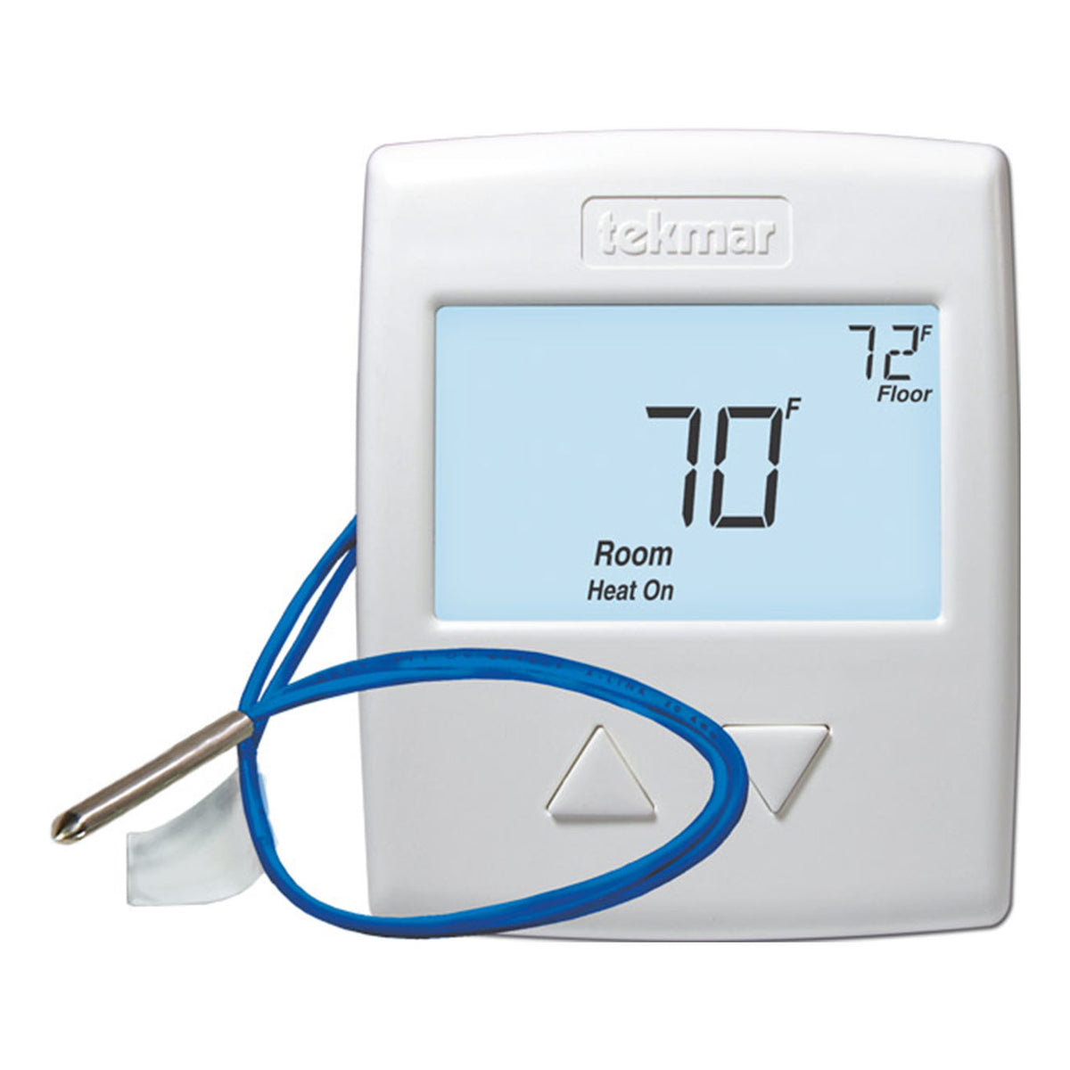519 TEKMAR Radiant Thermostat One Stage Heat includes Slab Sensor -079 ...